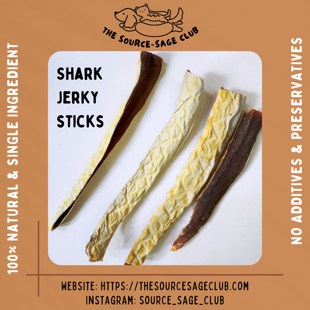 Air Dried Australian Shark Jerky Stick (dog treats dog dental chew ...